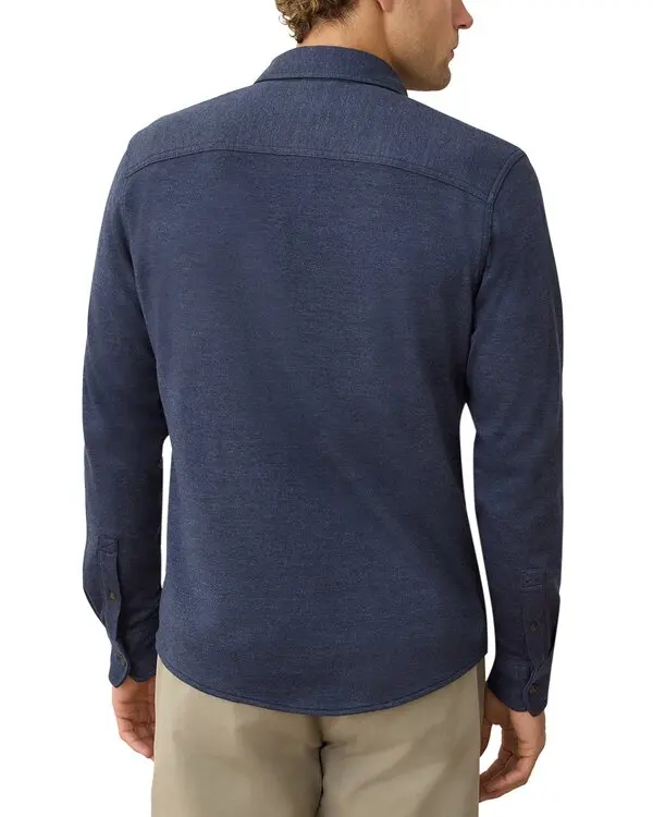 Marine Layer Pacifica Stretch Shirt - Navy