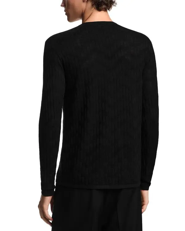 Emporio Armani Chevron Knit Sweater