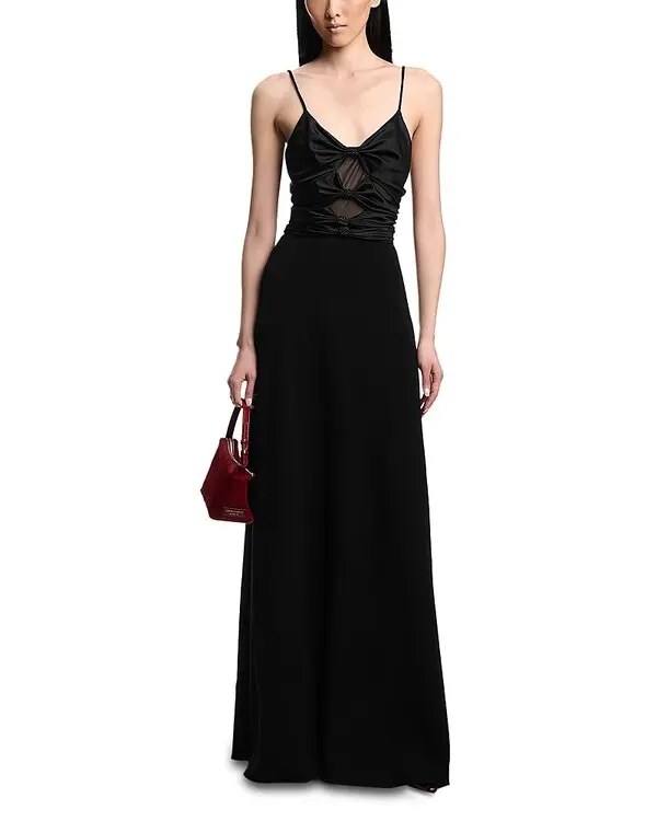 Emporio Armani Embellished Maxi Dress