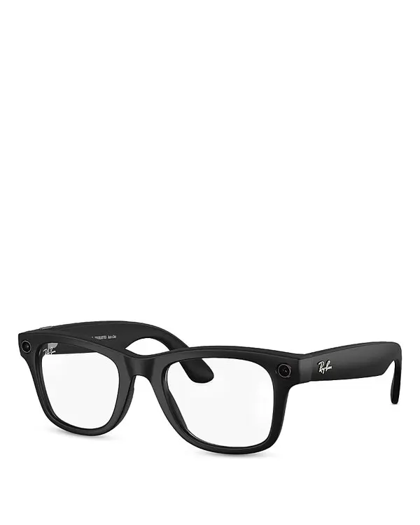 RAY-BAN META Ai Wayfarer Square Glasses 50mm - Matte Black