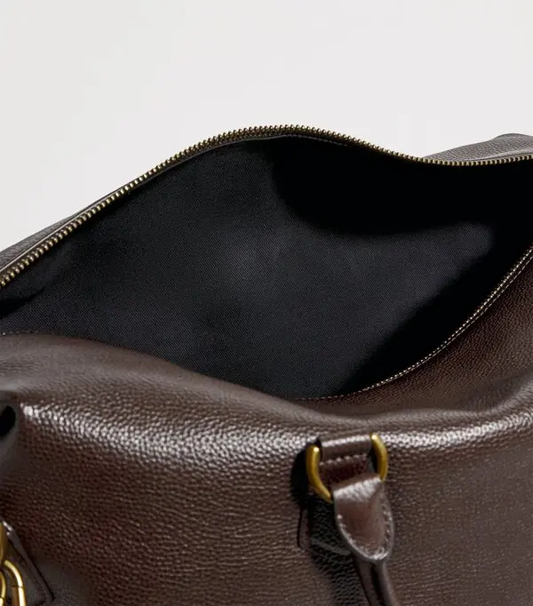 Polo Ralph Lauren Grained Leather Duffle Bag