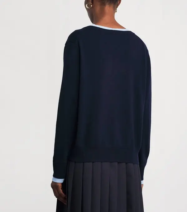 Sandro Wool-cashmere V-neck Sweater