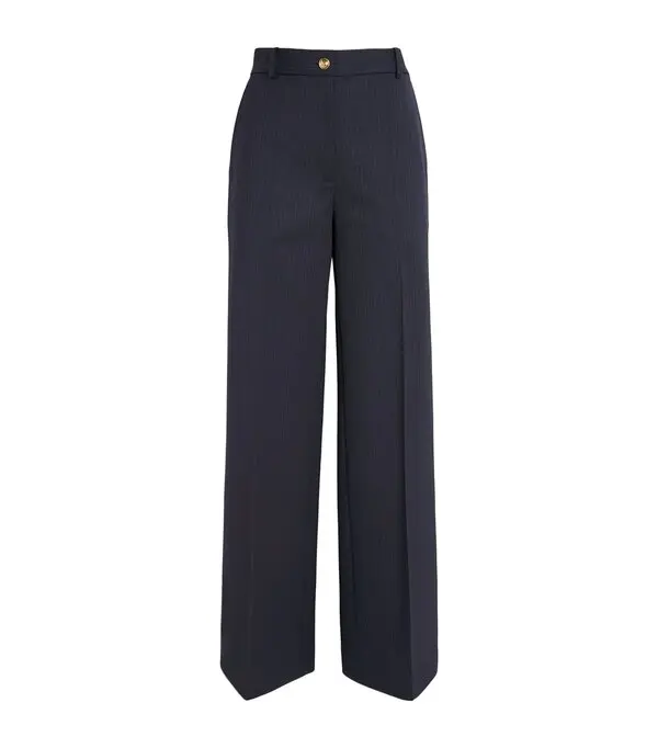Sandro Wool-blend Pinstriped Trousers