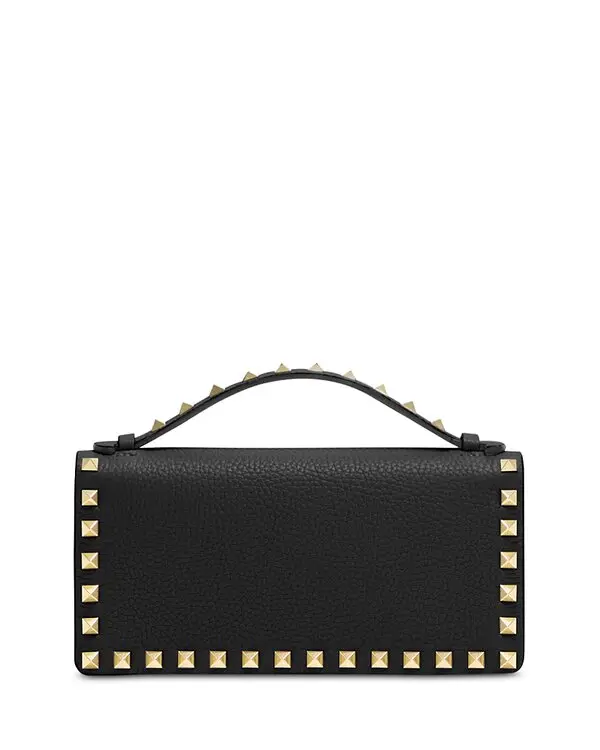 Valentino Garavani Rockstud Wallet With Chain - Black
