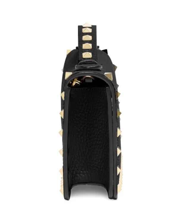 Valentino Garavani Rockstud Wallet With Chain - Black