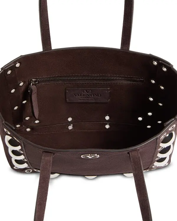 Valentino Garavani Nellcote Mini Shopping Tote Bag - Brown