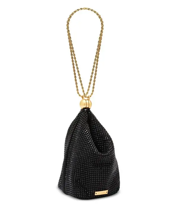 Cult Gaia Rue Cubic Zirconia Wristlet - Black