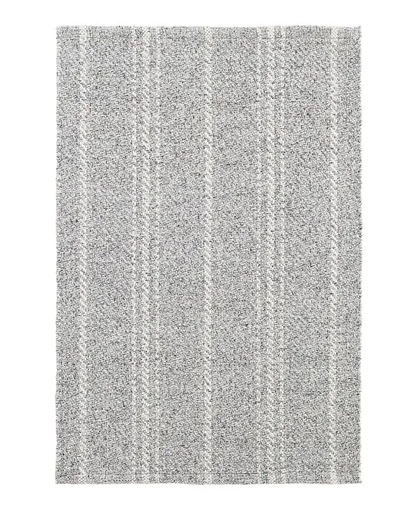 DASH & ALBERT Dash Albert Annie Selke Melange Stripe Indoor/outdoor Da1029 Area Rug, 8'0x10'0 - Gray/ivory