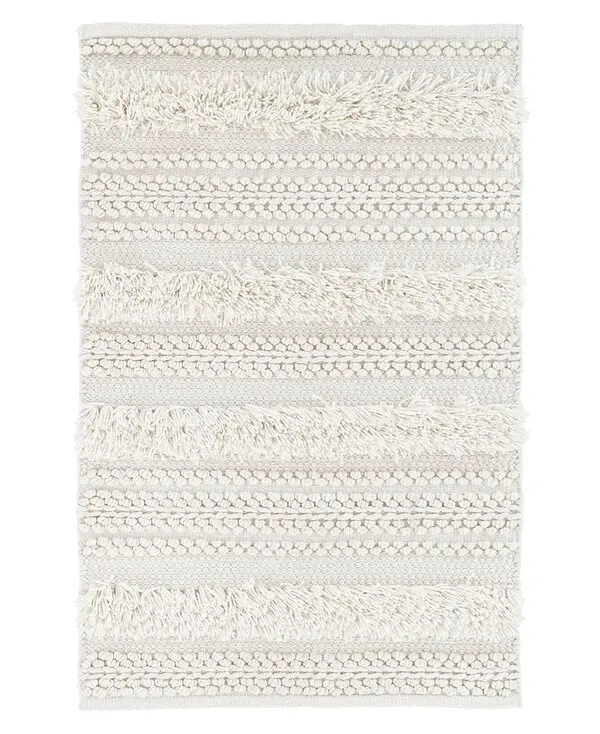 DASH & ALBERT Dash Albert Annie Selke Zhara Stripe Performance Da1039 Area Rug, 3'0x5'0 - Ivory