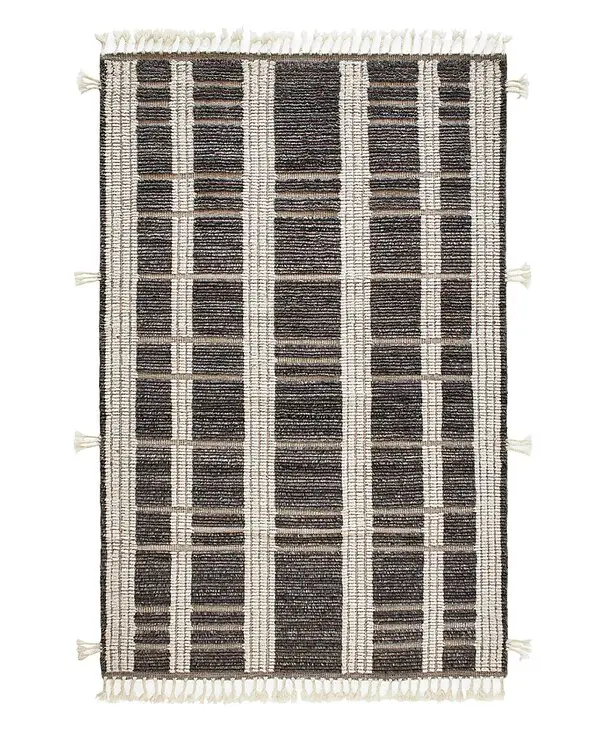 DASH & ALBERT Dash Albert Annie Selke Tory Da1871 Area Rug, 6'0x9'0 - Gray/ivory