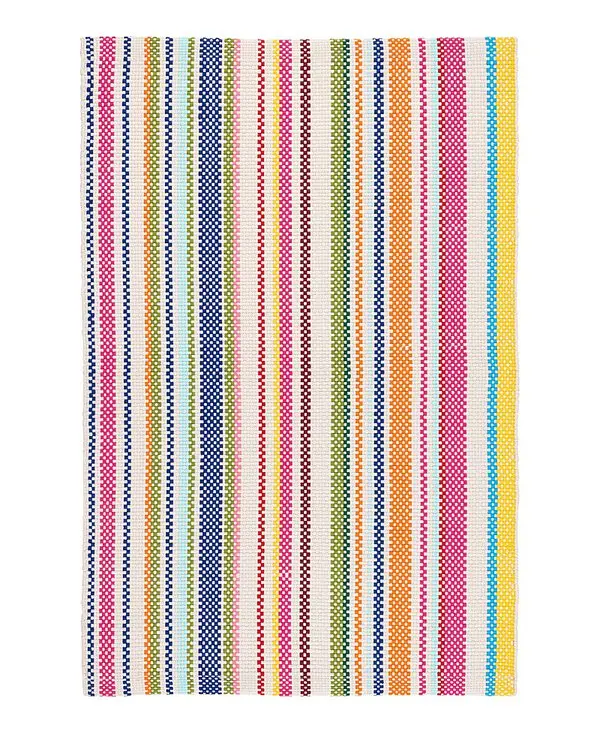 DASH & ALBERT BY ANNIE SELKE Dash Albert Annie Selke Summer Stripe Indoor/outdoor Da1631 Area Rug, 5'0x8'0 - Multi