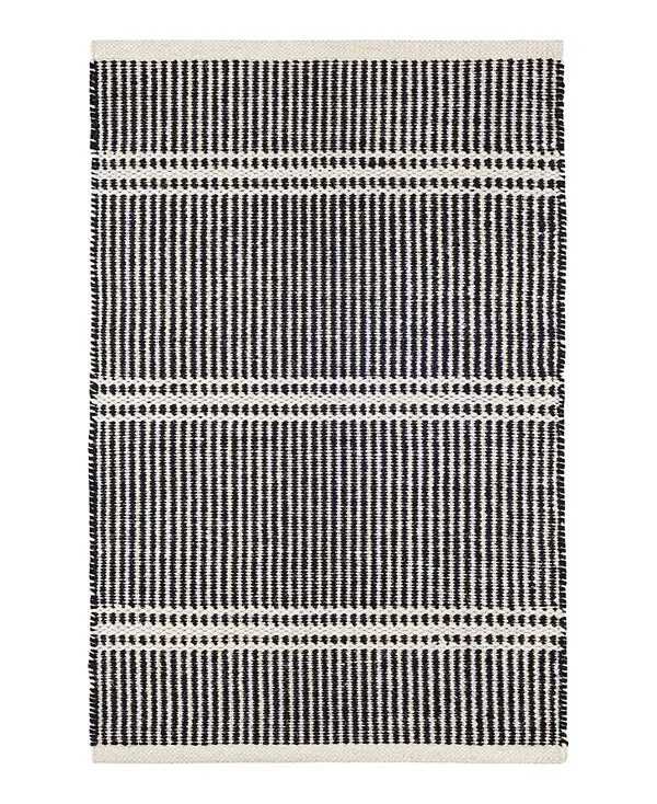 DASH & ALBERT Dash Albert Annie Selke Malta Wool Da1925 Area Rug, 3'0x5'0 - Black