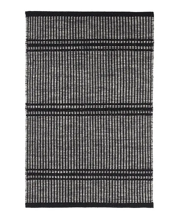 DASH & ALBERT Dash Albert Annie Selke Malta Wool Da1698 Area Rug, 5'0x8'0 - Black