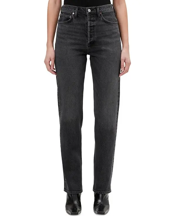 AGOLDE 90's Pinch Waist High-rise Straight Jeans - Radius