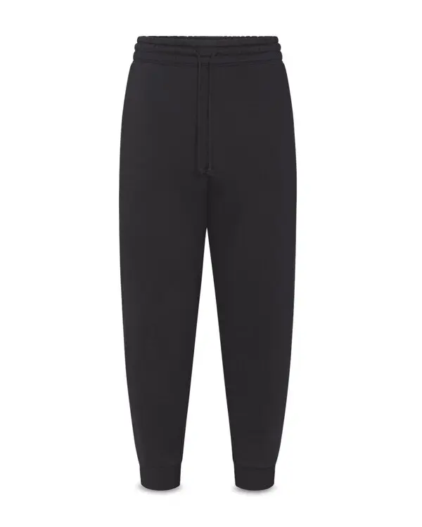 SKIMS Fleece Straight Leg Sweatpants - Washd Onyx