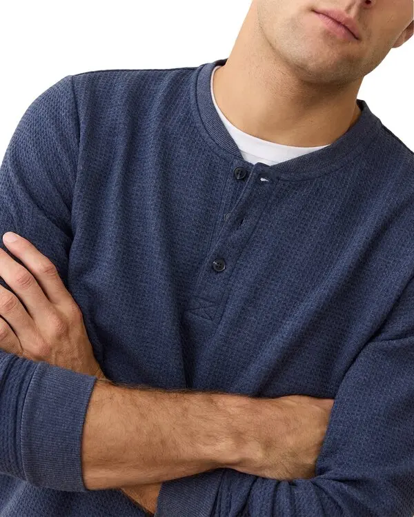 Marine Layer Waffle Knit Henley