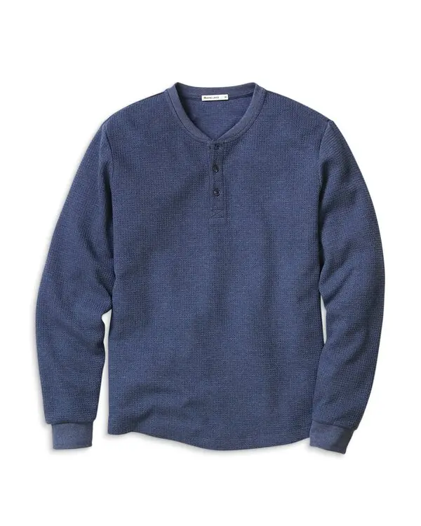 Marine Layer Waffle Knit Henley