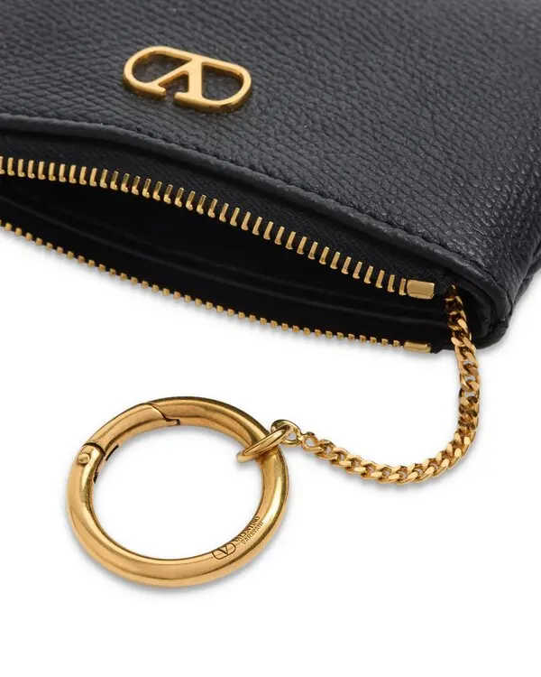 Valentino Garavani Signature Vlogo Key Ring Pouch