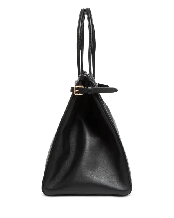 Valentino Garavani Vlogo Convertible Shopping Tote Bag - Black