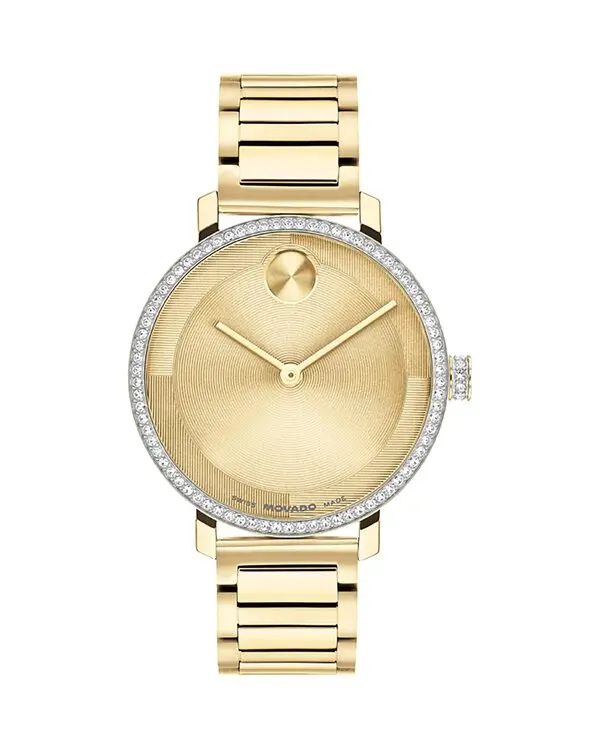 Movado Bold Evolution Watch - Gold/gold