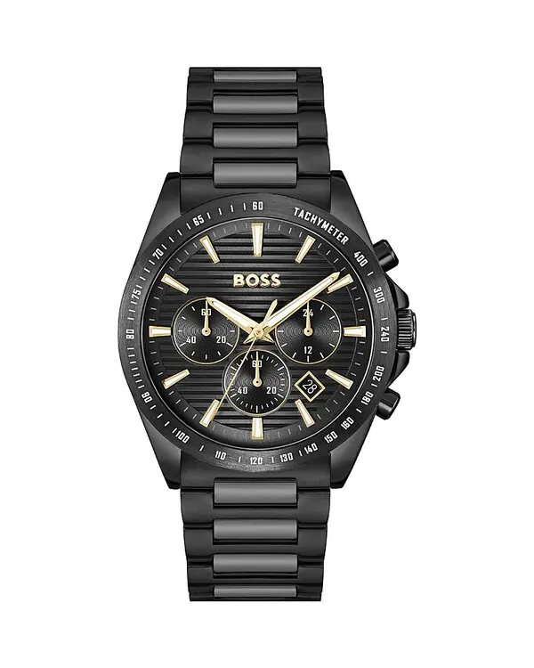Hugo Boss Chronograph Watch, 41mm - Black/black