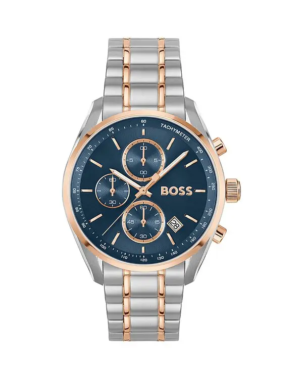 Hugo Boss Grand Prix Chronograph Watch - Blue/silver