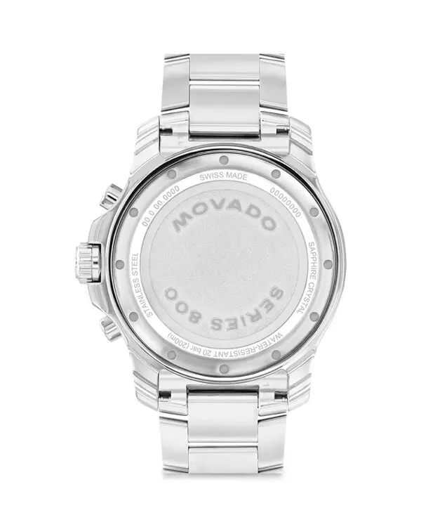 Movado Series 800 Chronograph - White/silver