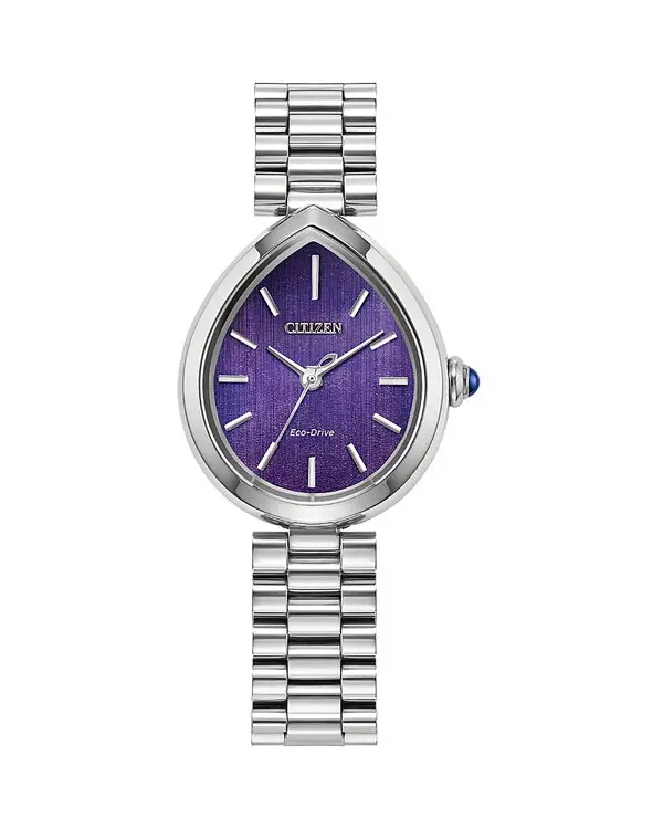 Citizen Eco-drive Classic Rainell Watch - Purple/silver