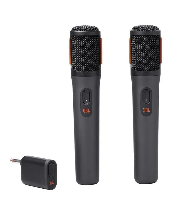 JBL Partybox Wireless Microphone 2 Pack - Black