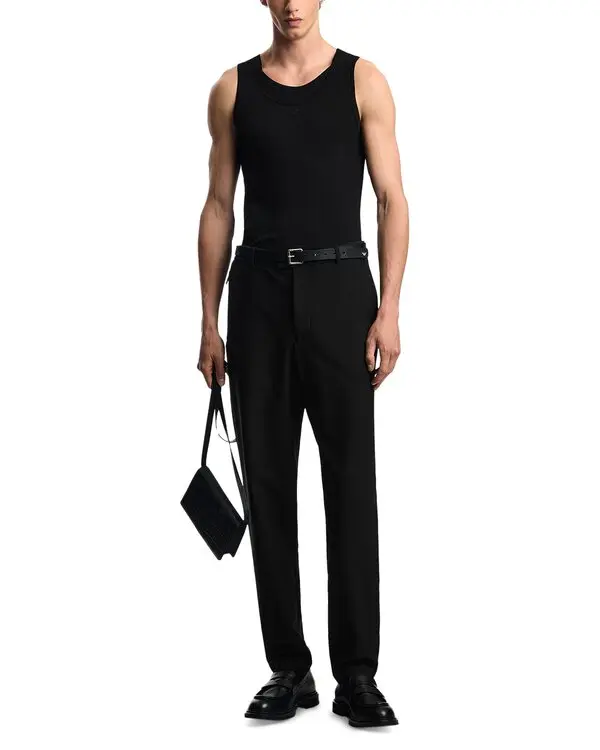 Emporio Armani Regular Fit Technical Jersey Trousers