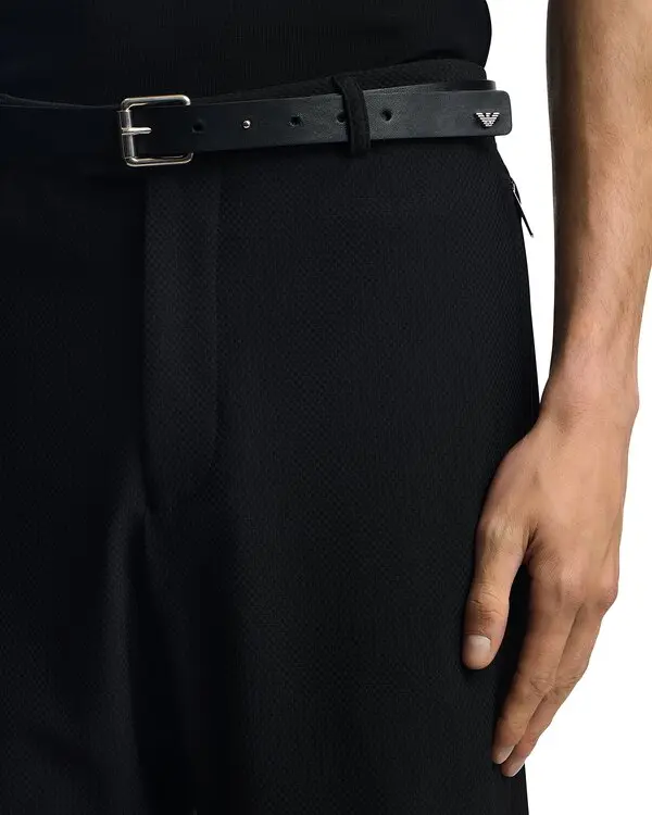 Emporio Armani Regular Fit Technical Jersey Trousers