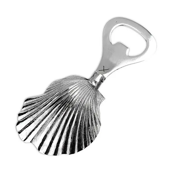 SHELTON METAL Shell Bottle Opener - Silver