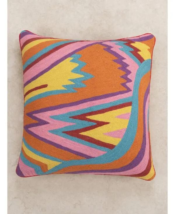 GAURI KOHLI Ramona Pillow Cover, 20" X 20 - Multicolored