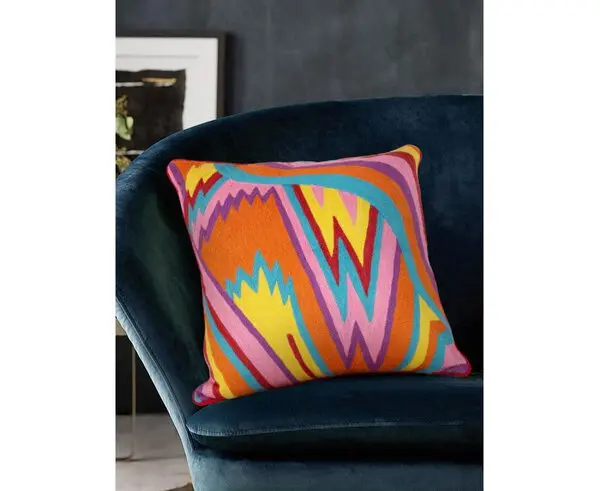 GAURI KOHLI Ramona Pillow Cover, 20" X 20 - Multicolored