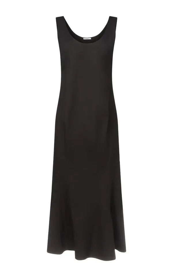 FFORME Cary Poplin Cotton Tank Dress - Black