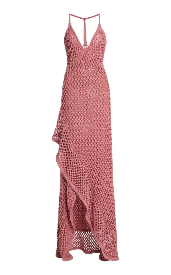 DIOTIMA Riki Cotton-blend Crochet Maxi Dress