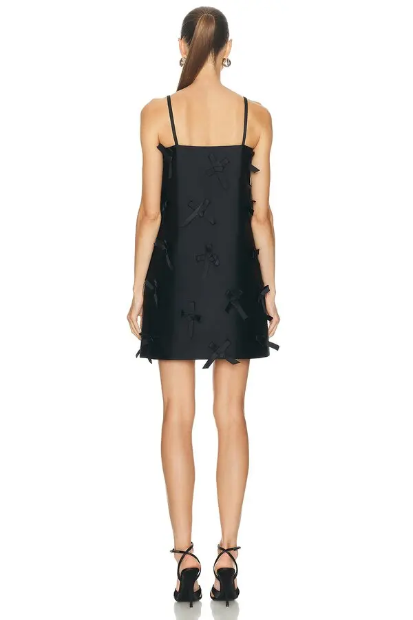 JIL SANDER Bow Pressed Mini Dress