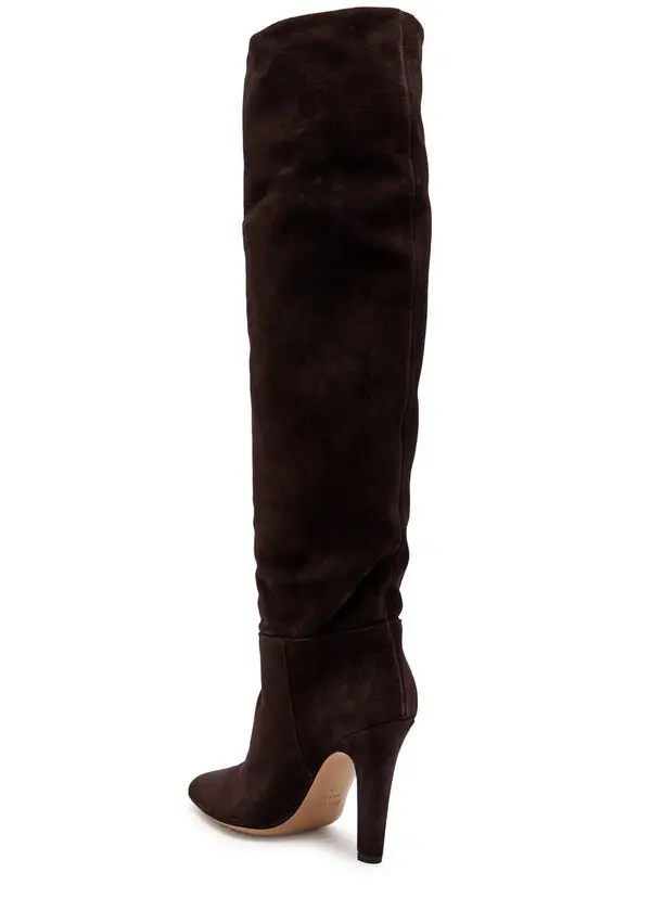Paris Texas Elsa 100 Suede Over-the-knee Boots - Brown