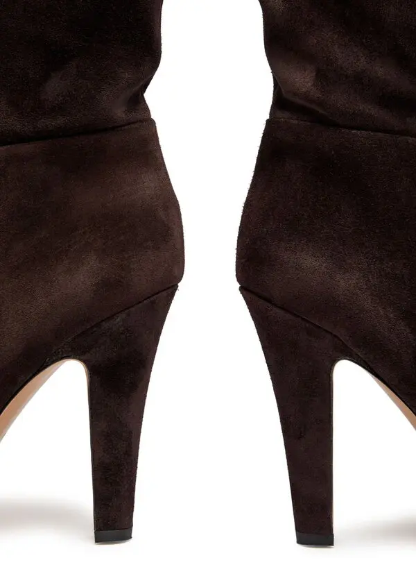 Paris Texas Elsa 100 Suede Over-the-knee Boots - Brown