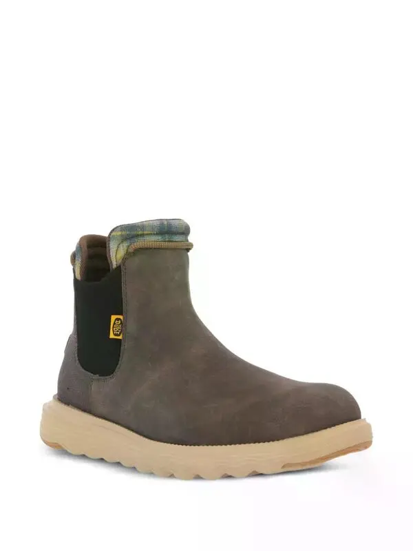 HEY DUDE Elastic-panelled Chelsea Boots