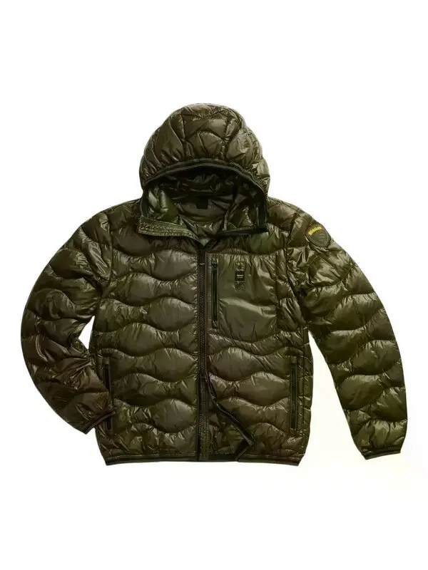 BLAUER. Quilted Hooded Jacket