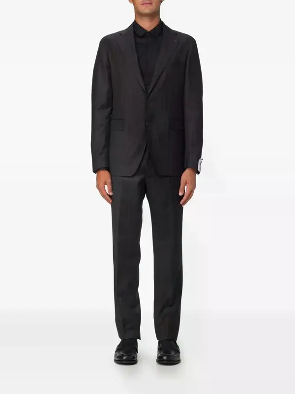 Tagliatore Herringbone Two-piece Suit
