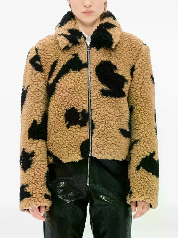 MSGM Patterned Zip-up Jacket