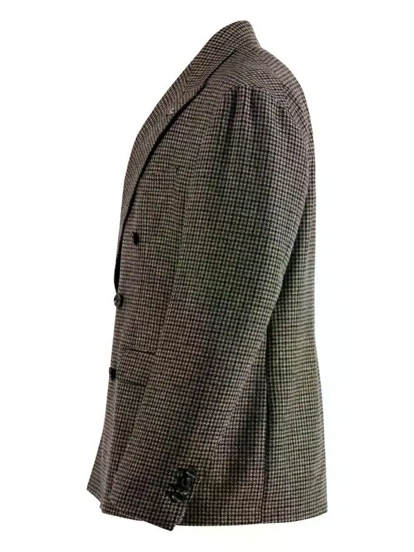 Tagliatore Houndstooth Double-breasted Jacket