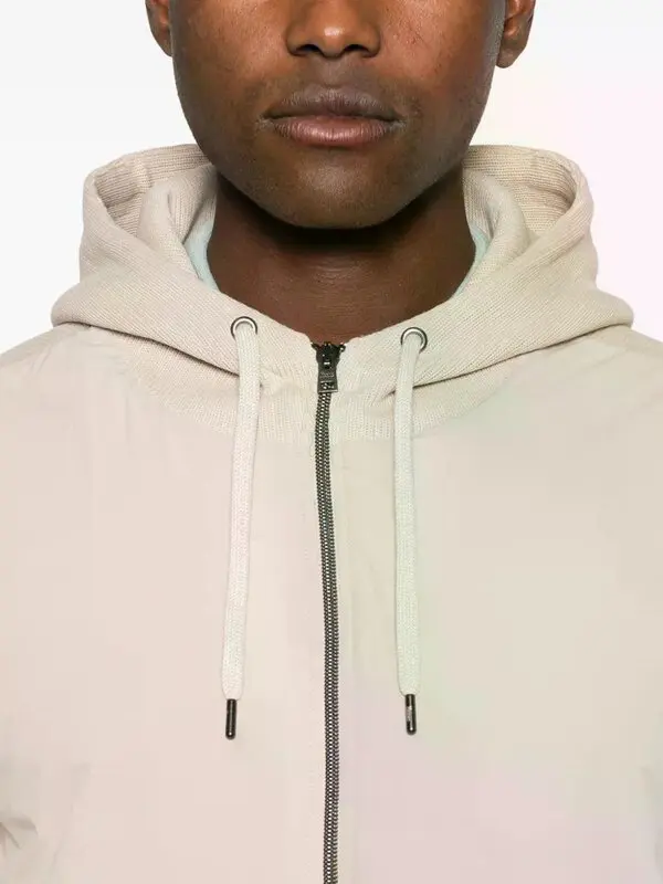 Herno Hooded Zip-up Jacket