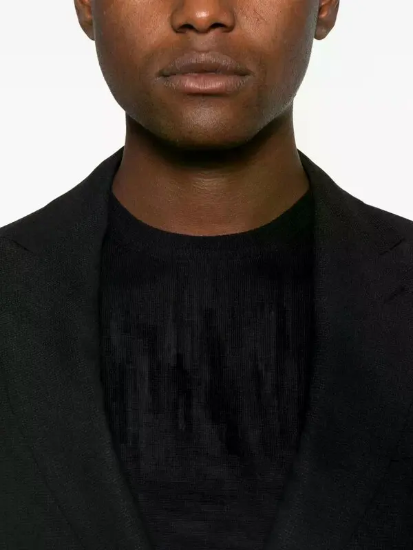 Tagliatore Fine-knit Jumper - Black