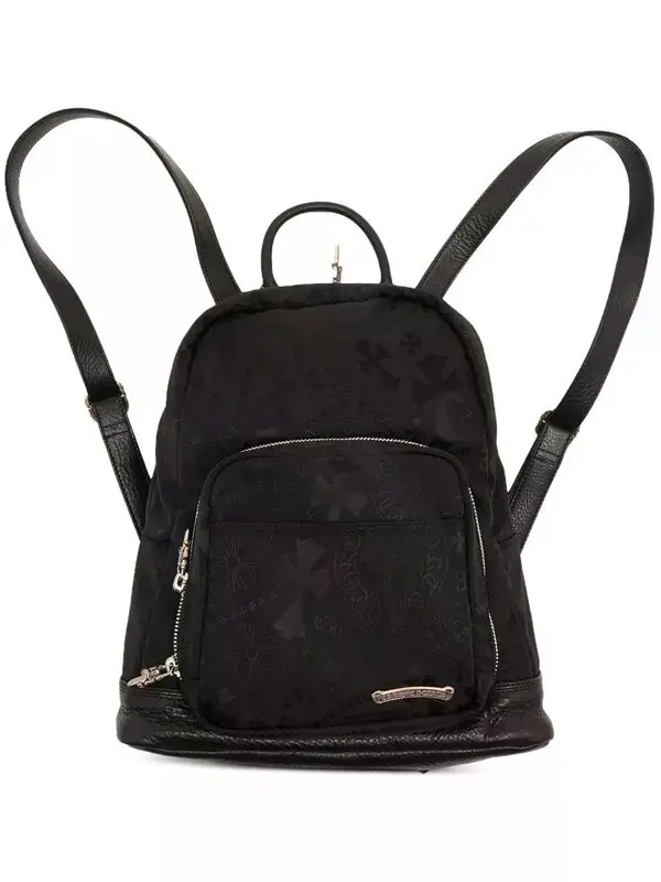 Chrome Hearts Stencil Monogram Seventh Grade Backpack - Black