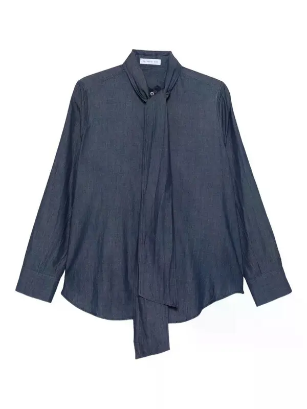 MANUEL RITZ Chambray Cotton Shirt