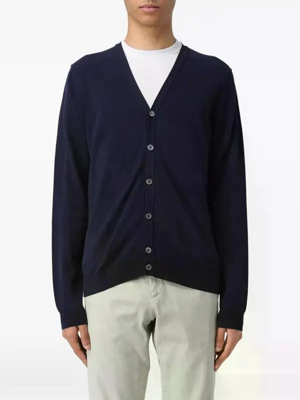 ZANONE V-neck Buttoned Cardigan