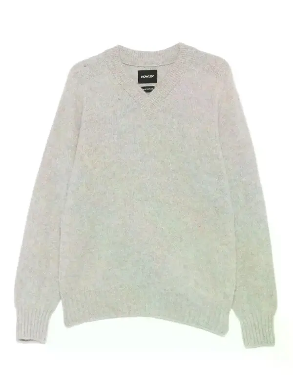 Howlin' V-neck Sweater - Grey